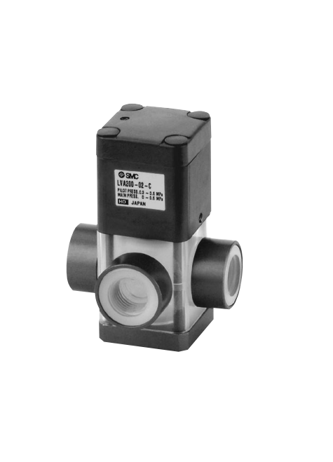 [SMC Pneumatics]High Purity Chemical Liquid Valve LVA200-02N-C — Mechatalk