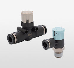 [PISCO] Push Lock Flow Control Valve with Indicator (Tamper-Proof) JSG ...