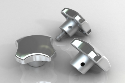 [CA Hardware] SUS Square Knob Handle (External Thread Type/1043 Series ...